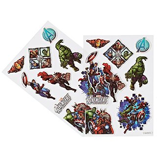 Buy Marvel Avengers Sticker Sheets, 2 Count, Party Supplies Online ...