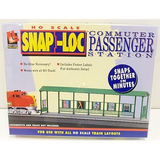 Buy Life-Like Trains HO Scale Building Kits - Flat Commuter Passenger ...