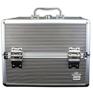 Caboodles Goddess Cosmetic Train Case (Silver)