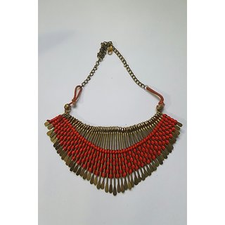 Buy golden red pandent girls Online @ ₹300 from ShopClues