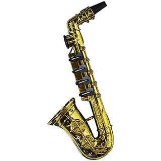 Buy Forum Novelties Gold Saxophone Party Kazoo Play Musical Instrument ...