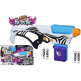 Buy Nerf Rebelle Super Stripes Collection Exclusive Rapid Glow Blaster ...