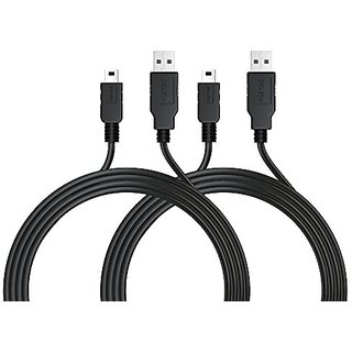 Buy Pwr+ Pack of 2 Extra Long 10 Ft Sony-PS3 USB-Cable-Controller ...