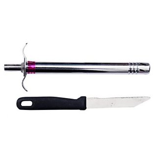 Electronic Gas Lighter with Free Knife