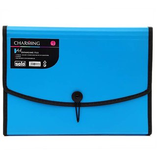Buy Solo Abs Plastic Expanding File Ex802 - Blue Online @ ₹365 from ...