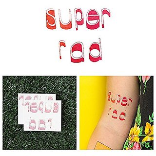 Buy Tattify Super Rad Temporary Tattoo - Tubular (Set of 2) - Other ...
