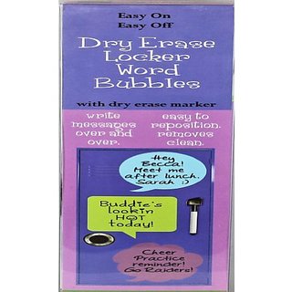 Buy Dry Erase Locker Word Bubbles/ with Dry Erase Marker Online @ ₹1657 ...