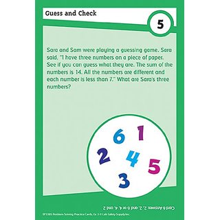 Buy Math Practice Cards: Problem Solving, Grade 3 (Brain Busters series ...