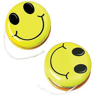 Buy Metal Smile Smiley Face Yo Yo's (12) Online @ ₹2178 from ShopClues