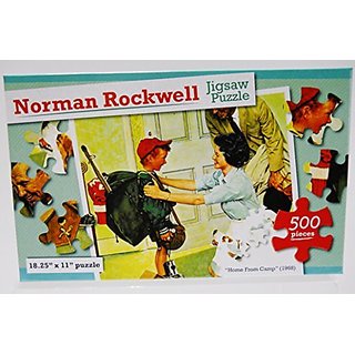 Buy Norman Rockwell 500 Piece Puzzle - Home From Camp (1968) by Norman ...