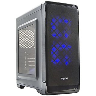 Buy VIVO "SMART" Micro-ATX Tower Computer Gaming PC Case Black / 5 Fan ...