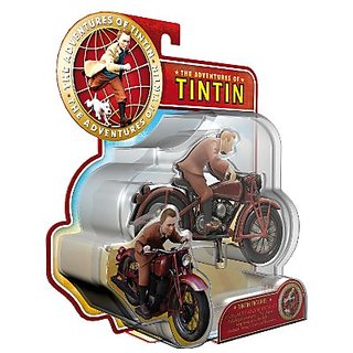Buy Adventures of Tintin Motorcycle with Tintin Figure Online @ ₹3530 ...