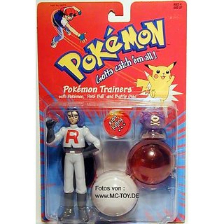 Buy Pokemon Trainers Set James with Arbok Figurine, Pokeball, and ...