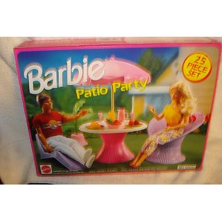 Buy Barbie Patio Party Playset Online @ ₹6523 from ShopClues