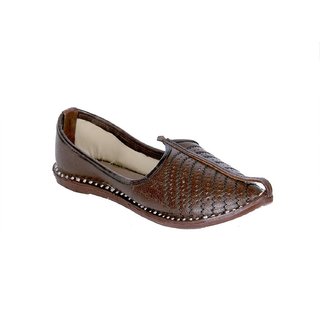 Buy Mojari-Men Rajasthani Leather Ethnic Mojari Shoes Online @ ₹850 ...
