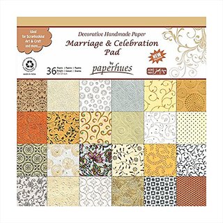 Buy Paperhues Wedding Scrapbook Paper 12x12" Pad, 36 Sheets ...