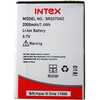Buy Battery for Intex Aqua i5 Octa (BR2075AO) Online @ ₹449 from ShopClues