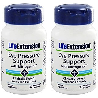 Buy Life Extension Eye Pressure Support with Mirtogenol 30 Vcaps (Pack ...