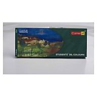 Buy Camlin Students 12 Shades Oil Colour Box 20Ml Tubes Online @ ₹520 ...