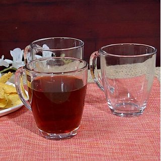 BlinkMax Glassware-Blinkmax Cappuccino Cup - set of 6 Cups-385 Ml each ...