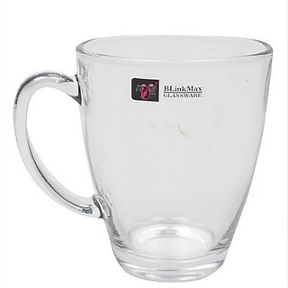 BlinkMax Glassware-Blinkmax Cappuccino Cup - set of 6 Cups-385 Ml each ...