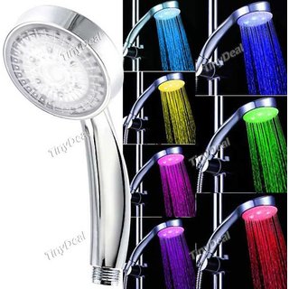 Buy IBS Shower Ideal Bathroom Led Changing Steel Light Multi Water 7 ...