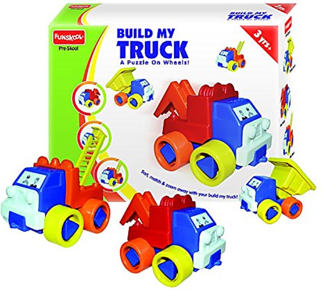 Buy Toobeez Funskool Build My Truck Playset Online 4616 from ShopClues