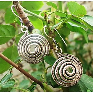 Ethnic Round Metal Earring ER07