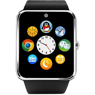 Buy Bingo T50 Silver Bluetooth Smartwatch With Sim and SD Card Slot ...