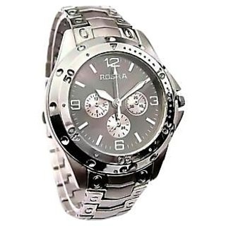 Buy Rosra Silver Quartz Analog Mens Watch - ROSS02 by miss Online ...
