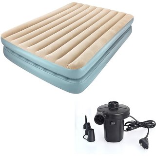 Buy IBS 2 PERSON BESTWAY COMFORT QUEST DOUBLE Inflatable Bed (Beige ...