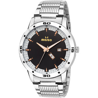 Buy Marco Silver Analog Quartz Watches For Men Online @ ₹399 from ShopClues