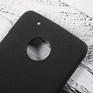 Buy Motorola Moto G5 Plus Luxury Sandstone Finish Hard Back Cover Slim ...