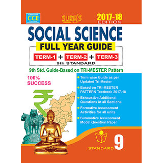 Buy 9th Standard Guide Social Science Full Year English Medium ...