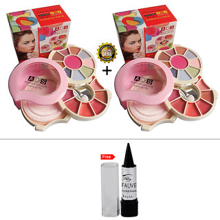 Buy ADS Makeup Kit with 9 Color Eyeshaodw Buy 1 Get 1 Free With Kajal ...