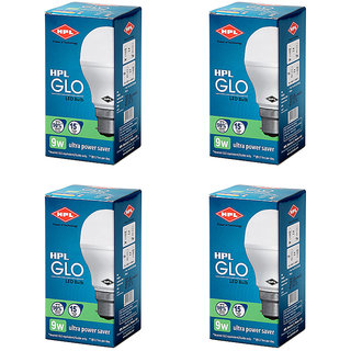 Buy HPL LED GLO 9W Led Bulb Pack of 4 Online @ ₹1040 from ShopClues