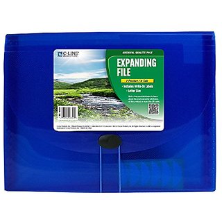 Buy C-Line Biodegradable 7-Pocket Expanding File, Letter Size, 1 ...