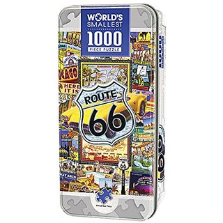 Buy MasterPieces Route 66 World's Smallest Tin Jigsaw Puzzle, 4-Inch x ...