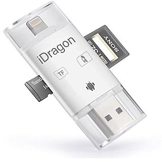 Buy LOTUS POWER Memory Card Reader Lightning USB OTG SDHC Micro SD Card ...