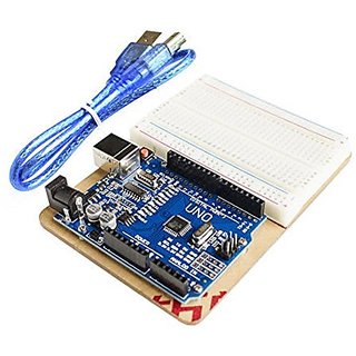 Buy Arduino UNO R3 Module w/Arduino Breadboard kit Online @ ₹3142 from ...