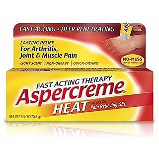 Buy Aspercreme Heat Pain Relieving Gel, 2.5 Ounce (Pack of 5) Online ...