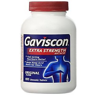 Buy Gaviscon Extra Strength Chewable Antacid Tablets-100 ct. Online ...