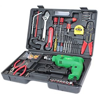 HI Max 102 pcs. Multipurpose Toolkit with Powerful Drill Machine
