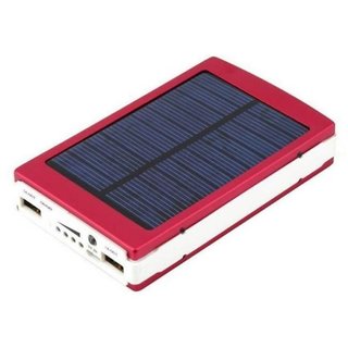 Buy MAXIM Red Solar Fast Charging With 2 UBS Port 15000 mah power bank ...