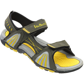 Buy Walkaroo Yellow Color Sandals For Men Online @ ₹499 from ShopClues