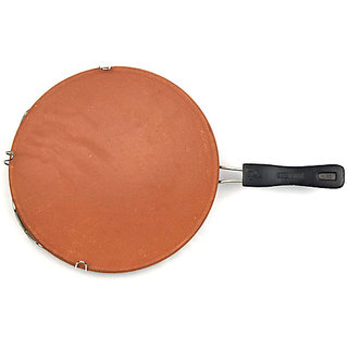 Buy Non-Stick Terracotta Clay Chapati Tawa with Stand Online @ ₹400 ...