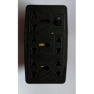 Buy Multipin Plug with Switch - 5 in 1 MultiPin Socket with Switch and ...