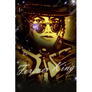 Buy Posterskart Michael Jackson Sand Art Poster (12 x 18 inch) Online ...