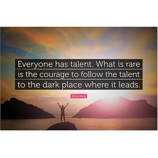 Buy Posterskart Courage Motivational Quote Poster (12 x 18 inch) Online ...