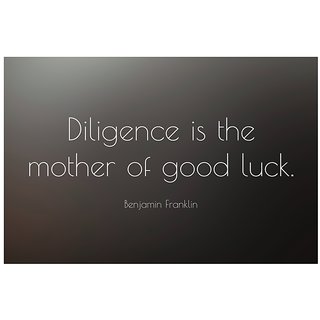 Buy Posterskart Benjamin Franklin Motivational Quote Poster (12 x 18 ...
